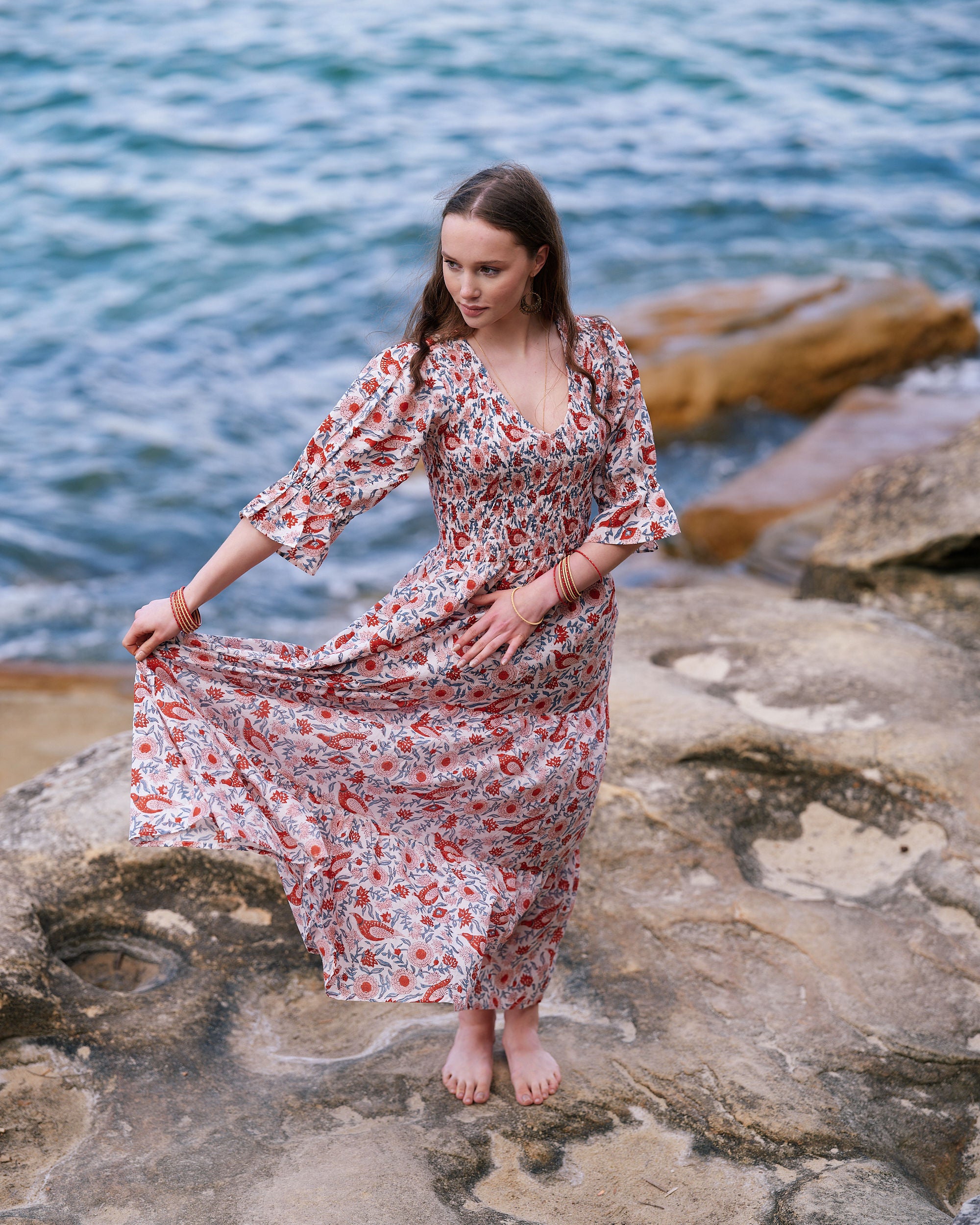 Kaaya Maxi in Moon Soma- Lined – River Goddess